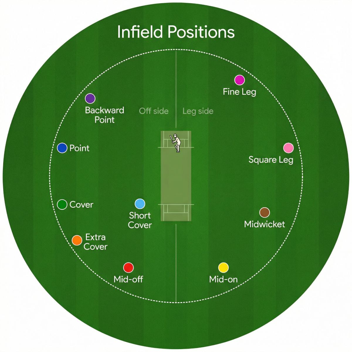 30+ Cricket Field Positions Explained - The Ultimate Guide